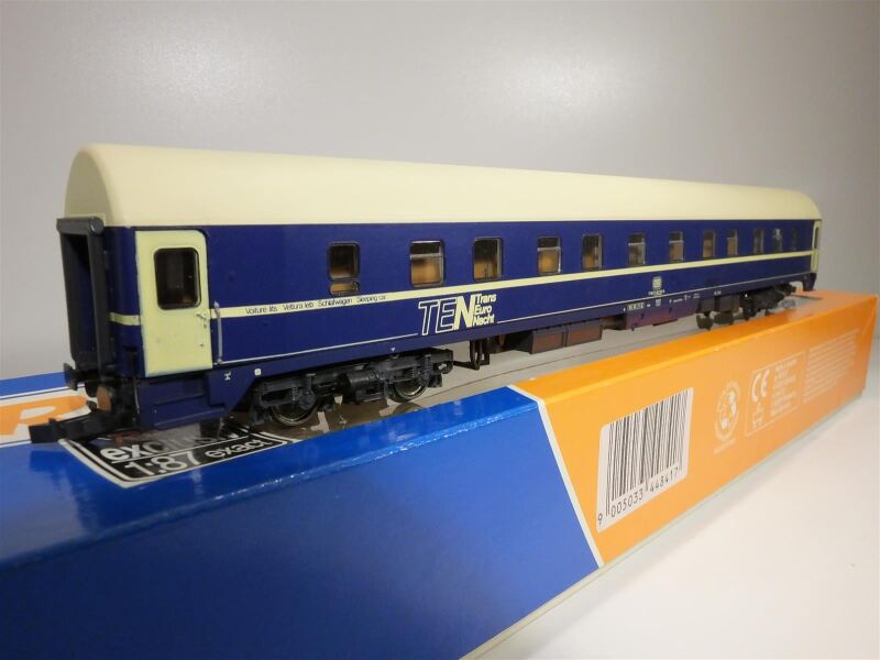 Roco 44841 Spur H0: TEN Schlafwagen der DB - GEBRAUCHT - Modelleisenb ...
