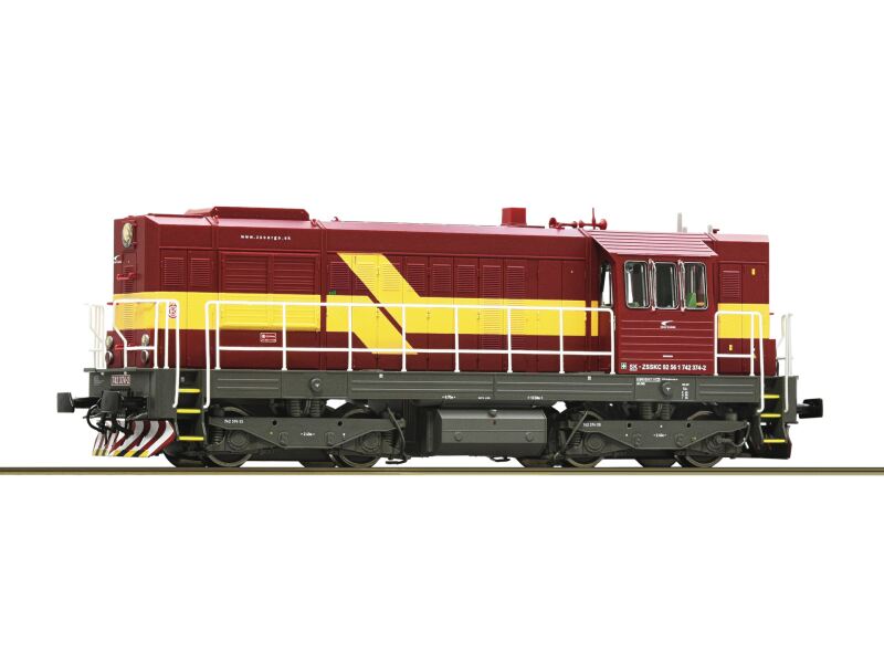 Roco H0 7300017 - Diesellok 742 386-6 Cargo (ZSSK) - Modelleisenbahn ...