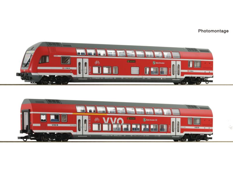 Roco H0 6220066 - 2-tlg. Set: Doppelstockwagen AC Digital (DB AG) - M, 249,90