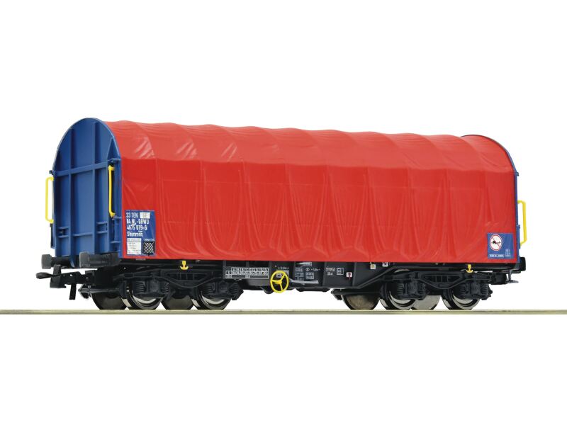 Roco H0 6600085 - Schiebeplanenwagen (Onrail) - Modelleisenbahn Pinne ...